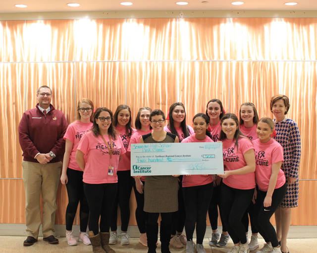 Scranton High School cheerleaders support Northeast Regional Cancer ...