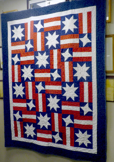 Stitches of tradition: Group creates patriotic quilt to raffle off in ...